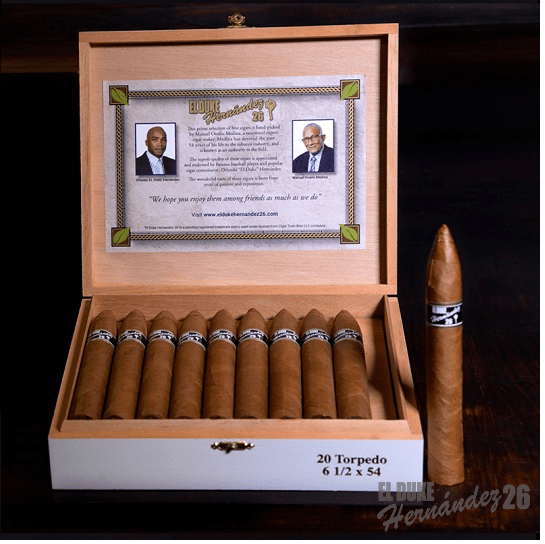 El Duke Hernandez 26 Cigars Black Label Selection Torpedo | Orlando ...